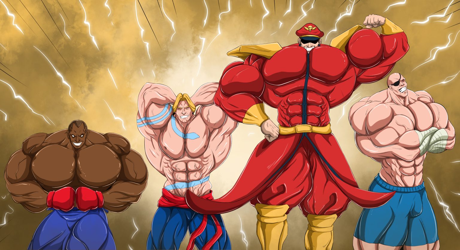 Street Fighter Bosses - Big Muscle Growth - MaxxMuscleComics