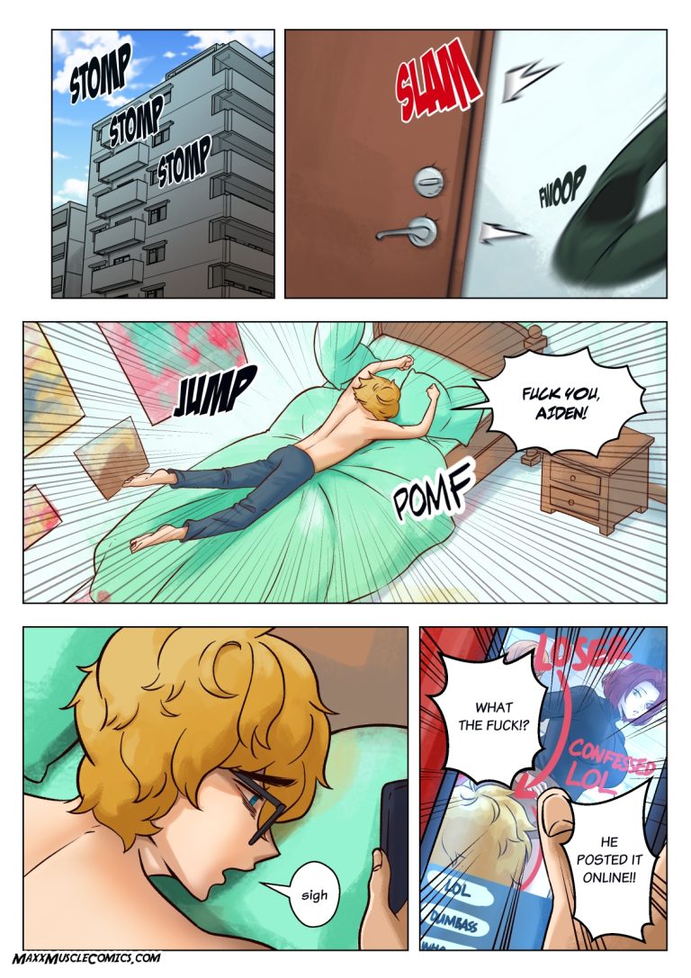 The App - Comic by MassuLavu - MaxxMuscleComics