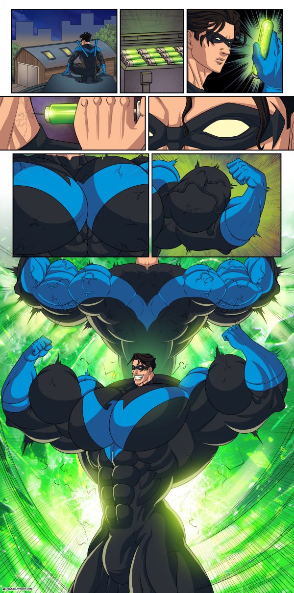 Nightwing's Secret Formula - MaxxMuscleComics